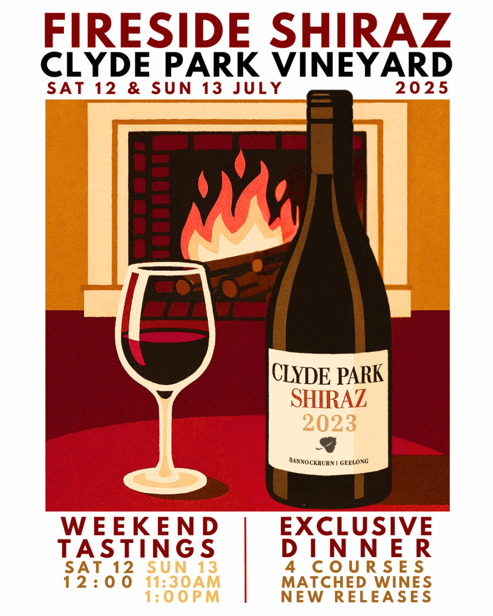 Fireside Shiraz Weekend - Tastings | Dinner | Celebrate Shiraz - Clyde Park